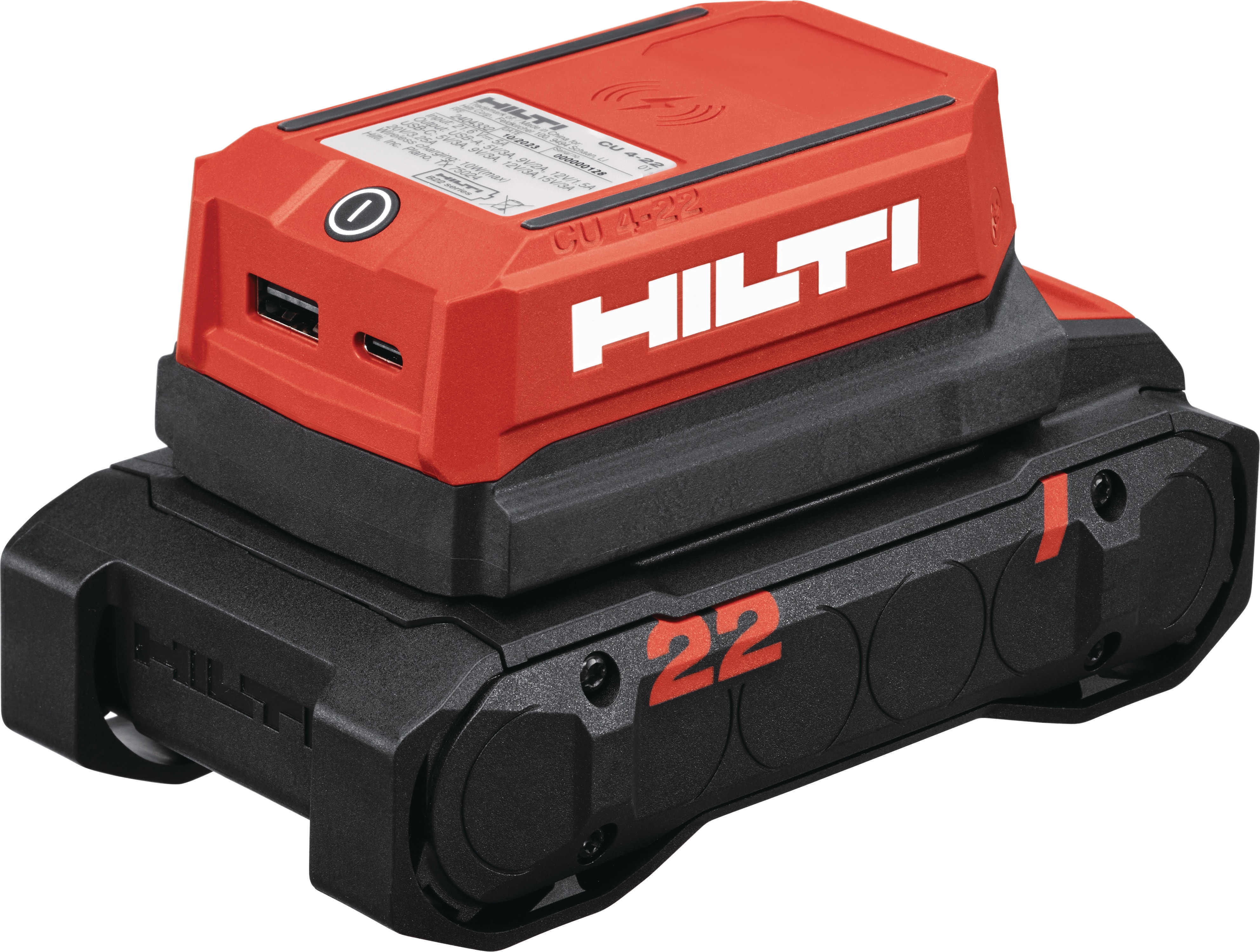 Adaptateur de chargeur USB CU 4-22 - Les essentiels du chantier - Hilti ...