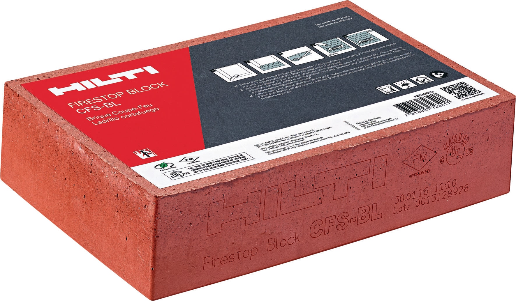 CFS-BL Firestop Block - Firestop blocks, plugs, or cushions - Hilti Canada